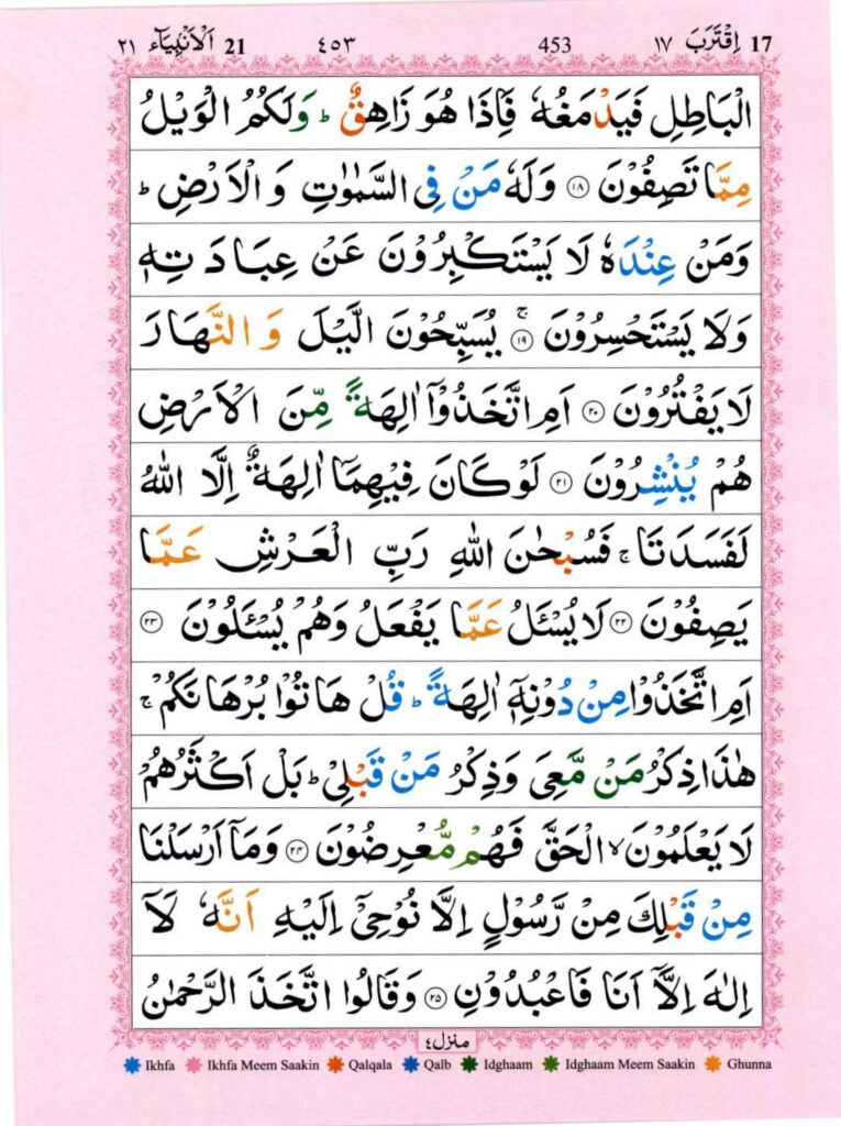 Surah Al Anbiya - Pak Web