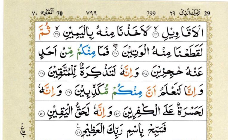 Surah Al Haqqah - Pak Web