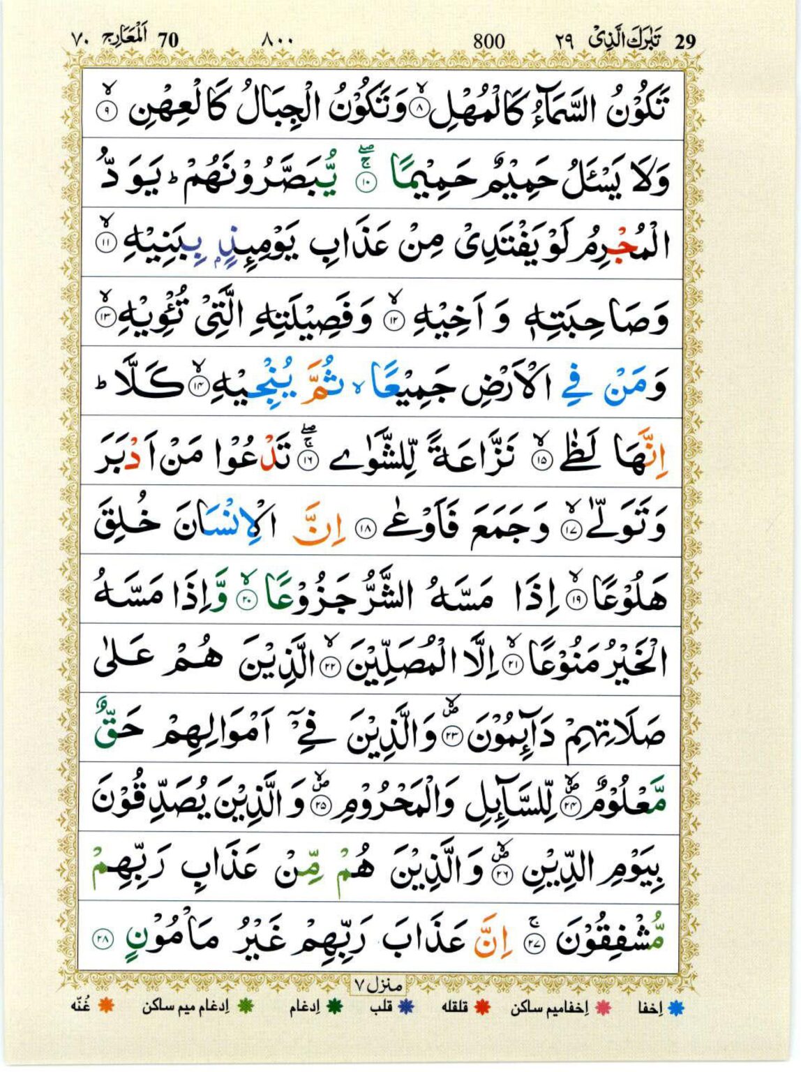Surah Al Maarij - Pak Web