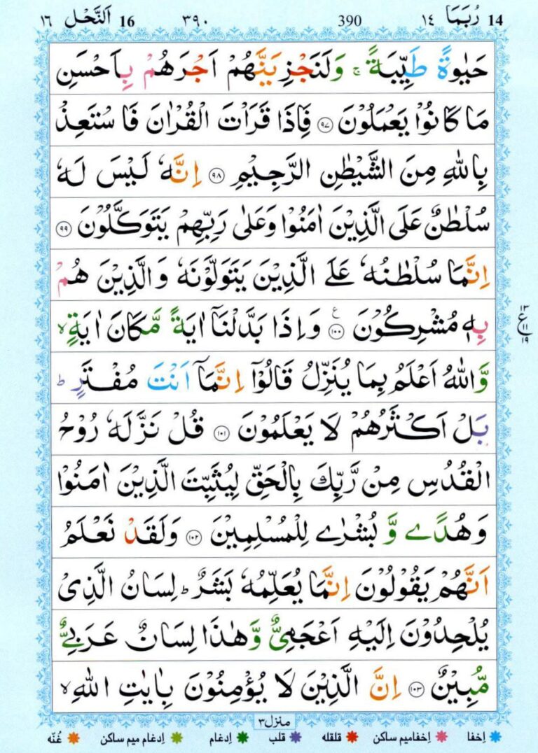Surah An Nahl Read and listen سورة النحل | Pak Web