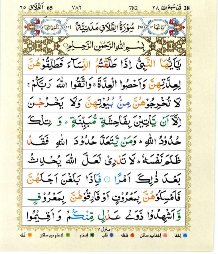 Surah Al Talaq - Pak Web
