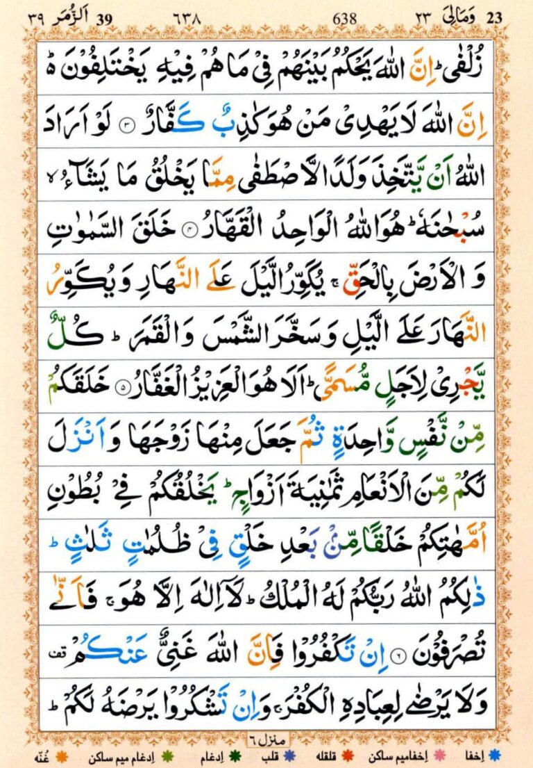 Surah Zumar Read and Listen سورة الزمر | Pak Web