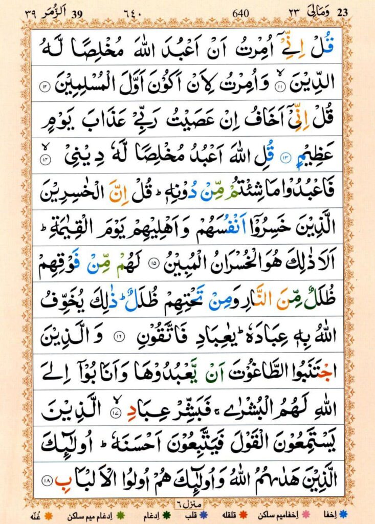 Surah Zumar Read and Listen سورة الزمر | Pak Web