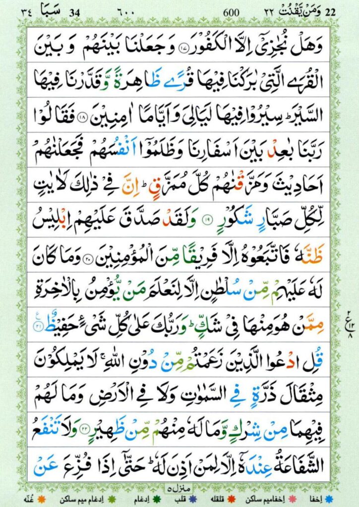 Surah Saba | Pak Web