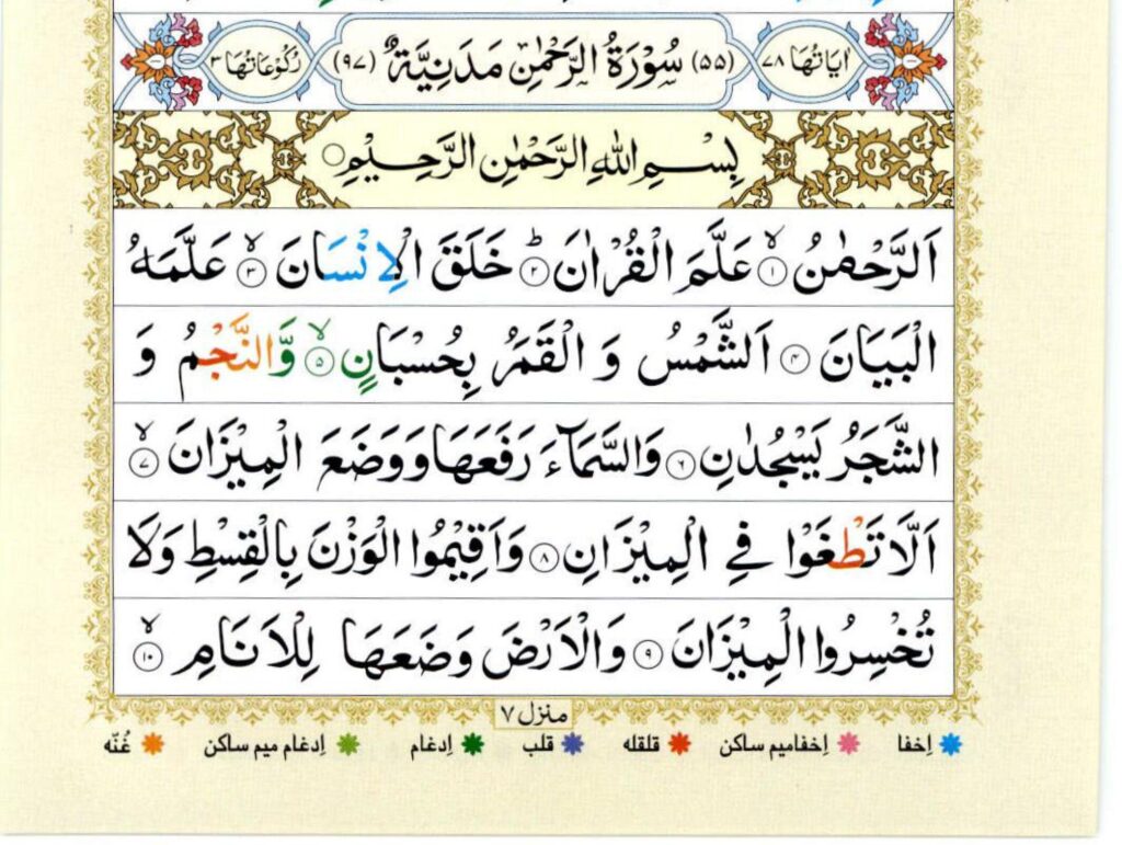 Surah Ar Rahman - Pak Web